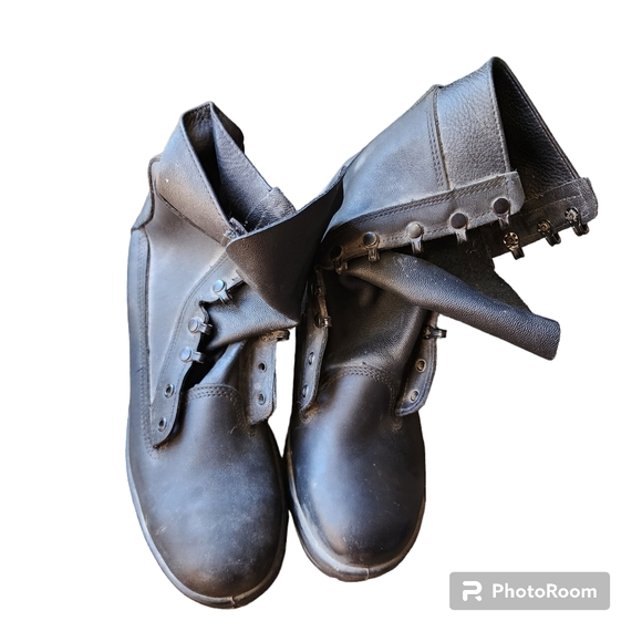 Vibram | Shoes | Brand New Vibram Military Boots Leather Military ...